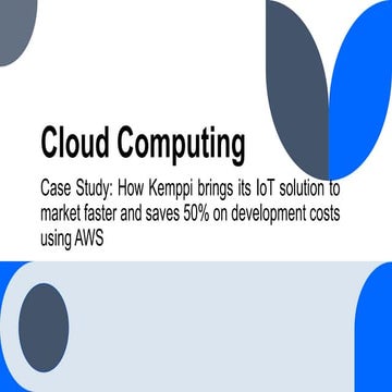 Cloud Computing Case Study | PPTX