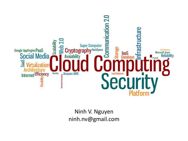 Cloud Security Ppt