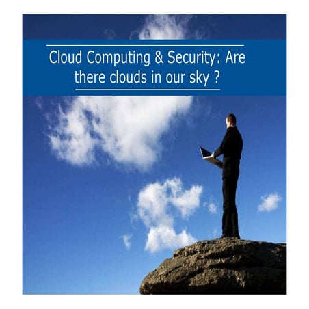 Cloud computing security | PPT