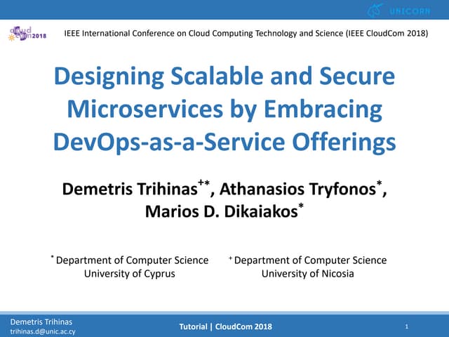 Designing Scalable And Secure Microservices By Embracing Devops As A 3447