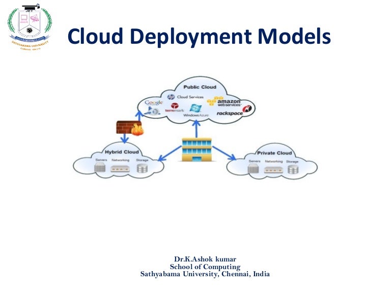 Cloud deployment models