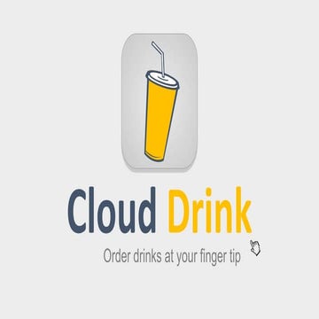 Cloud drink slideshare | PPTX