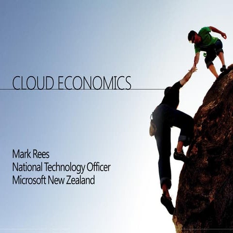 Cloud Economics Microsoft NZ | PDF