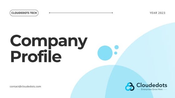 IT Services Profile - Cloudedots | PDF