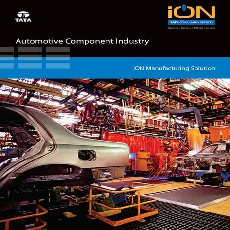 TCS ION Cloud ERP Automotive Component Industry | PPT