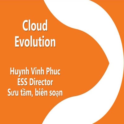 Cloud evolution | PDF