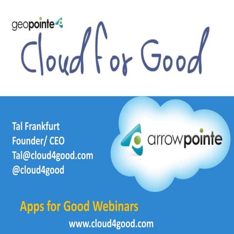 Apps for Good Webinar: Geopointe | PPTX