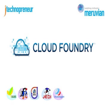 Cloud foundry | PPT