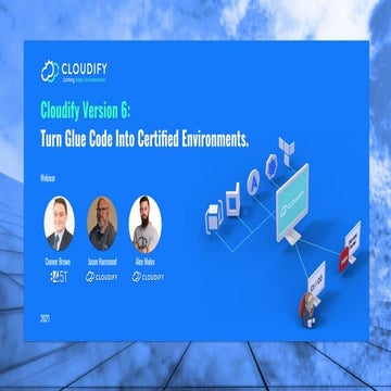 Cloudify 6 Webinar | PPT