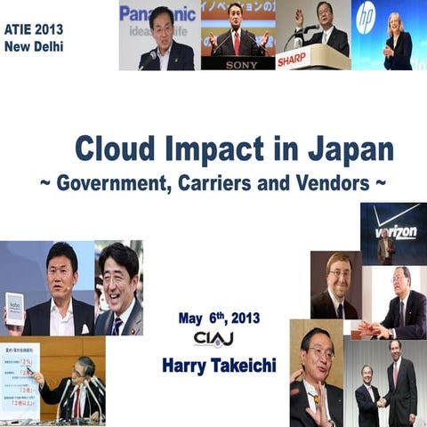 Cloud Impact in Japan - Government Carriers and Vendors | PDF