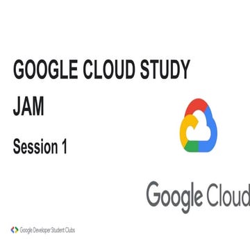 GCSJ - GDSC NCU | Session 1 | PPTX | Cloud Computing | Internet