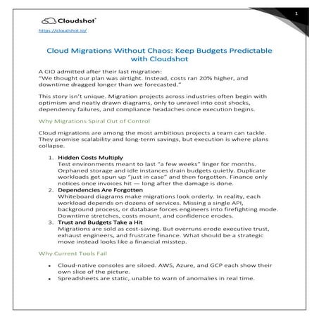 Cloud Migrations Without Chaos- Keep Budgets Predictable with Cloudshot.pdf