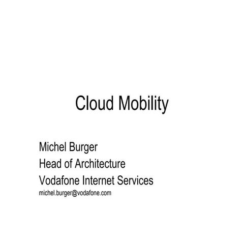 Cloud mobility | PPT