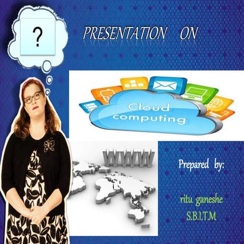 Cloud Computing Ppt Pptx Cloud Computing Internet 