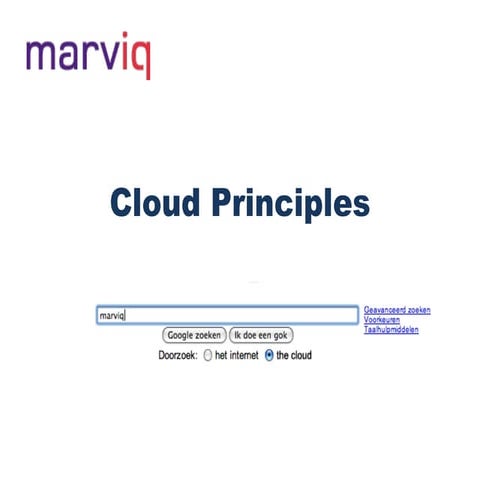 Cloud Principles | PPT