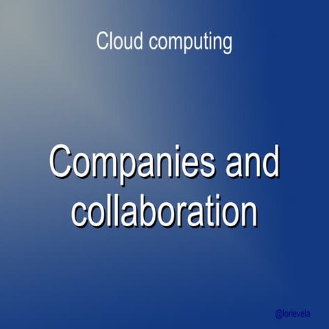 Cloud Methodology and Facts | PPTX