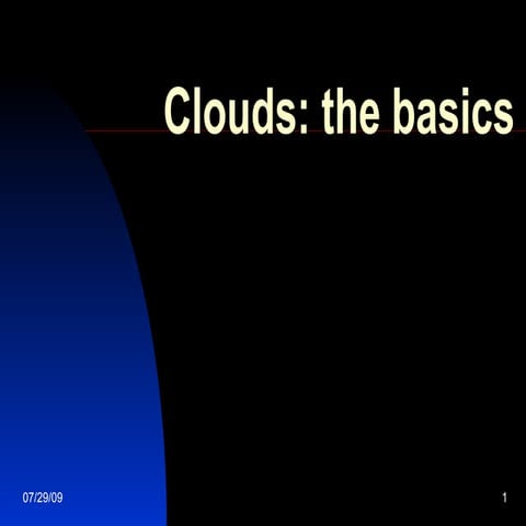 Clouds | PPT