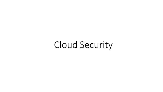 AWS Security and Compliance Presentation | PPTX