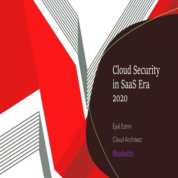 Cloud Security in SaaS Era 2020 | PDF | Cloud Computing | Internet
