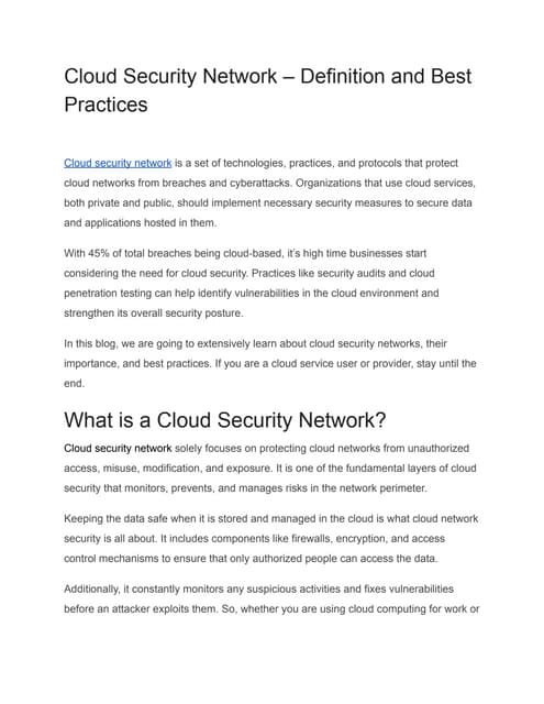 Infrastructure Security in Cloud Computing: Essential Tools and Techniques | PDF