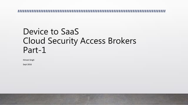 Cloud Privacy & Security compliance | PPTX