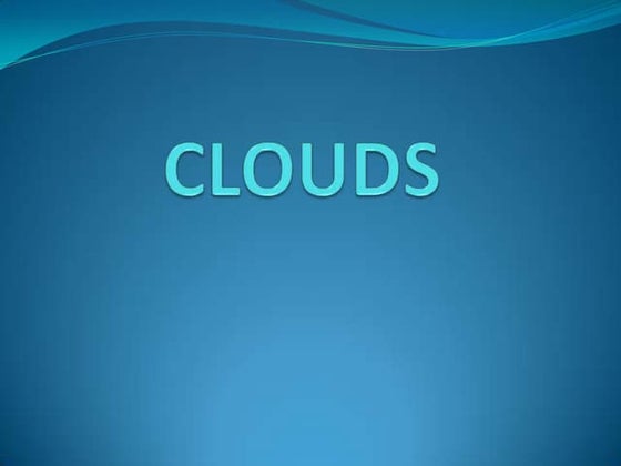 Types of clouds | PPT