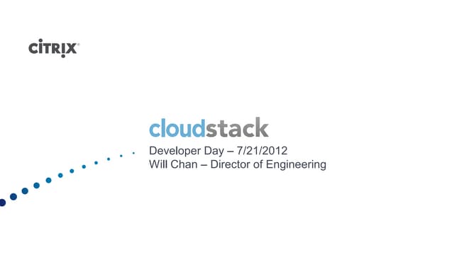 Scalable Networking In Apache Cloudstack