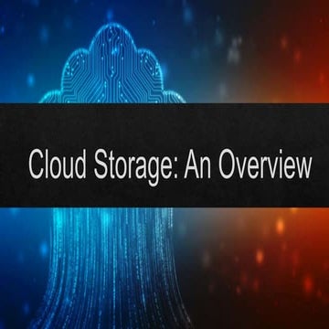 CLOUD STORAGE ---------- AN OVERVIEW.pptx