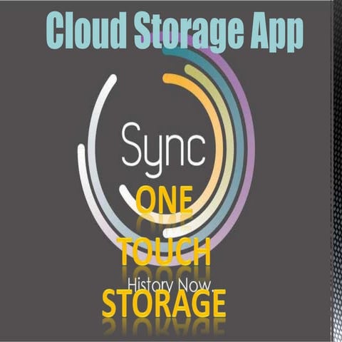 SynC:-Cloud storage app | PPTX