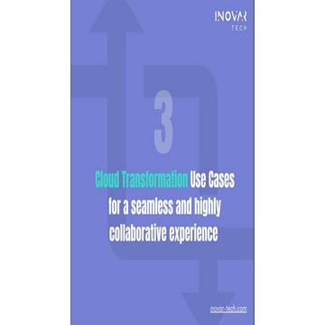 Cloud Transformation Use Cases | InovarTech | PPTX