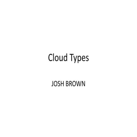 Clouds with video | PPTX