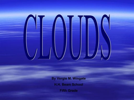 Types of Cloud | PPT