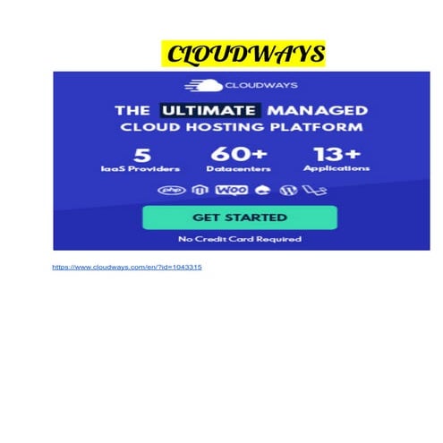 CLOUDWAYS HOSTING | PDF