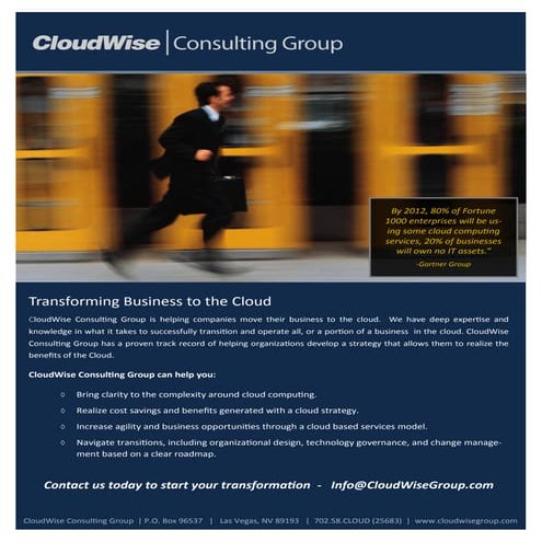 CloudWise Brochure | PDF