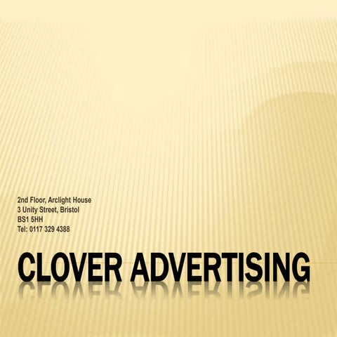 Clover advertising about us | PPTX