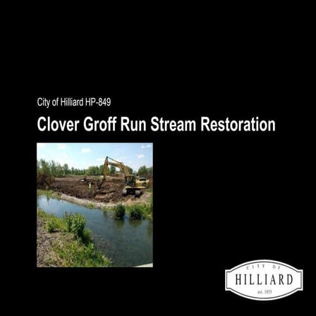 Clover Groff Run Stream Restoration | PPTX