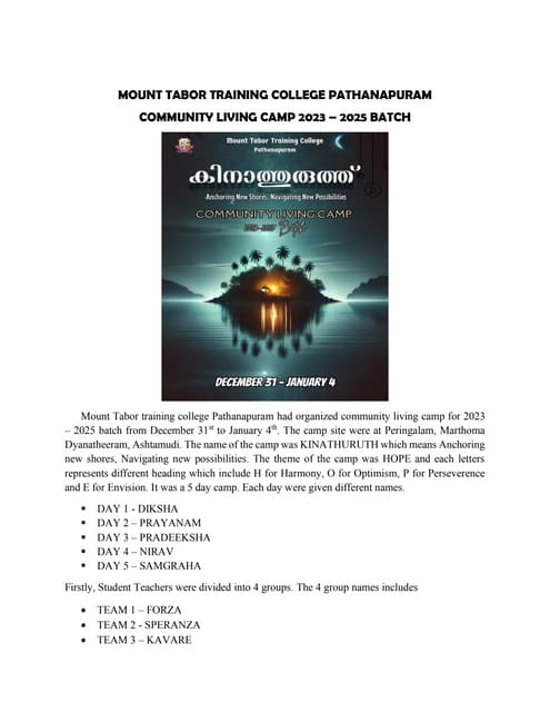 Sample Narrative Report BSP Camporal | DOCX | Stamps and Coins | Collecting