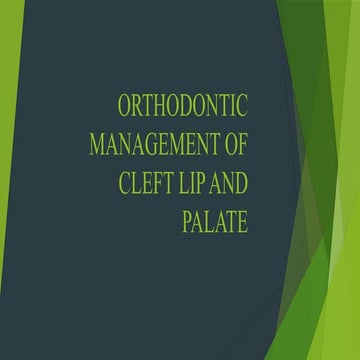 CLP presentation.pptx on the dental illness to brief students birth born illness in newly born ...