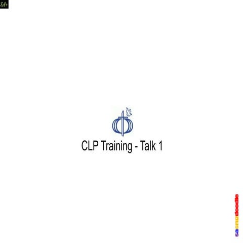 Cfc Clp Training Talk No 1 Pptx