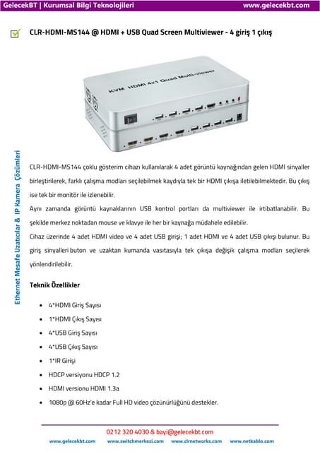 GelecekBT Bilgi Teknolojileri | PDF