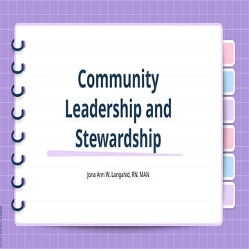 Community Leadership and Stewardship.pptx