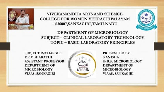 Clinical laboratory Technology - Basic laboratory principles | PPT