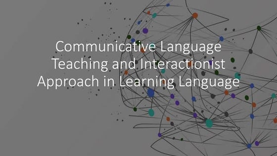 Comprehensible output hypothesis | PPT