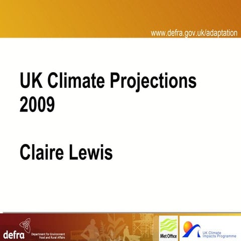 UK Climate Projections | PPT