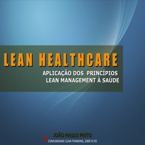Lean Healthcare | PPT