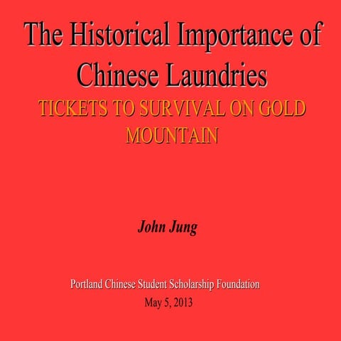 The Historical Importance of Chinese Laundries: Tickets to Survival on ...