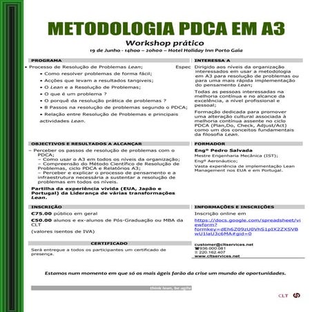 Metodologia PDCA A3 | PDF