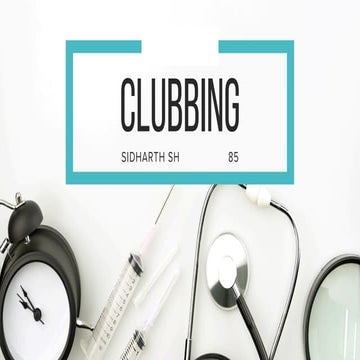 General physical examination CLUBBING.pptx