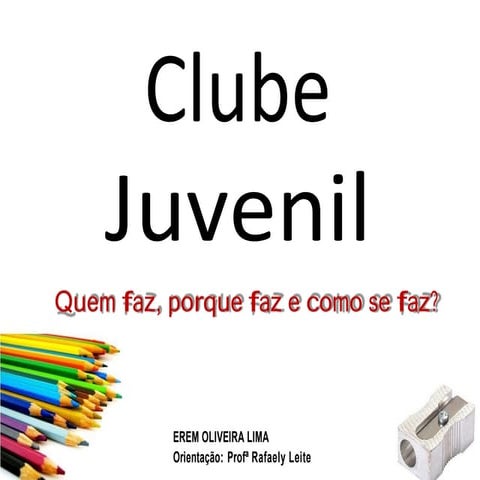 clubes-juvenis.pdf. para Protagonismo Juvenil | PDF