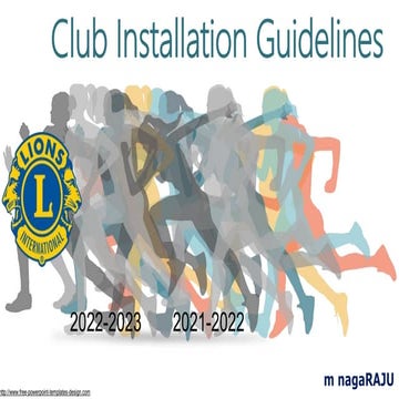 Club Installation Guidelines | PPTX